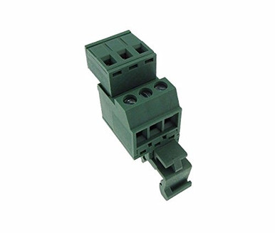 3-Pin 5.08mm Screw Terminal Block Plug Shrouded - Din Rail Mount Type ...