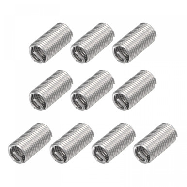 uxcell Wire Thread Inserts 7/16-14 UNC 3.0D 304 Stainless Steel Helical ...