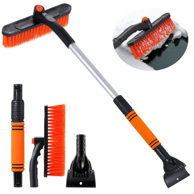 Snow Brush with Ice Scraper for Car Windshield, Magic Snow Scrapers ...