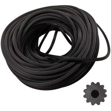 Screen Spline - 0.145", 100 Feet Roll - Round Screen Retainer Serrated ...