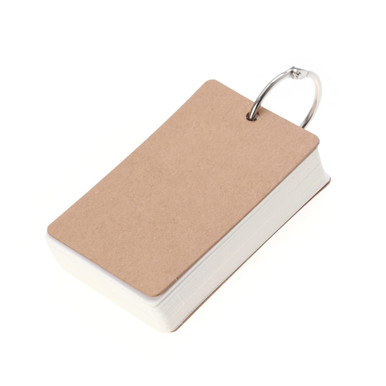 Ciieeo 300 Stock DIY Greeting Card Portable Study Cards Easy Flip Flash ...