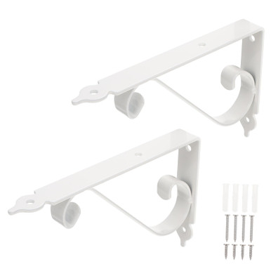 DOITOOL 2 Sets Pallet Bracket Black Shelf Brackets L Brackets Wood ...