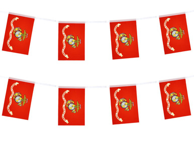 100 Feet US Marine Corps Military Flag,Pennant Flags Banner String ...