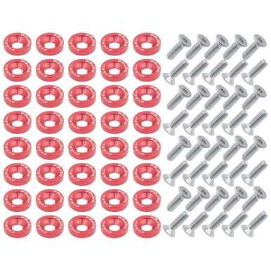 Tandagy Fender Bumper Washer Bolt 40 Pcs Engine Bay Dress Up Kit with ...