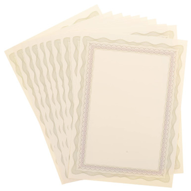 MAGICLULU 30 Pcs Certificate Inner Page Blank Certificate Paper ...
