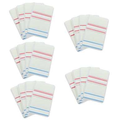 MAGICLULU 20 Sheets Sticker Pack Writable Sticky Tabs Bookmark Sticky ...