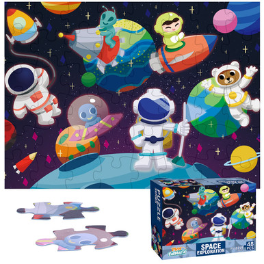 Jumbo Floor Puzzles for Kids Ages 3-5 Preschool Learning Toys Space ...
