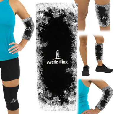 Arctic Flex Ice Sleeve for Knee, Elbow, Arm - Hot & Cold Freeze Pack ...