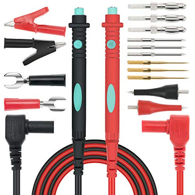 Electrical Multimeter Test Leads Kit, Digital Multimeter Leads with ...