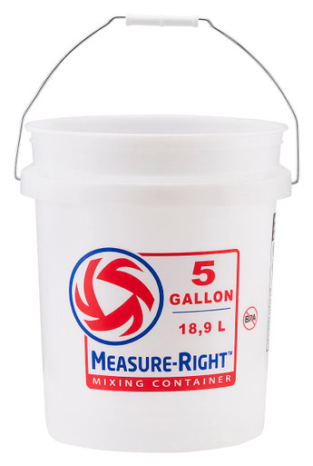 United Solutions 5 Gallon Measure Right Bucket with Graduated Marking ...