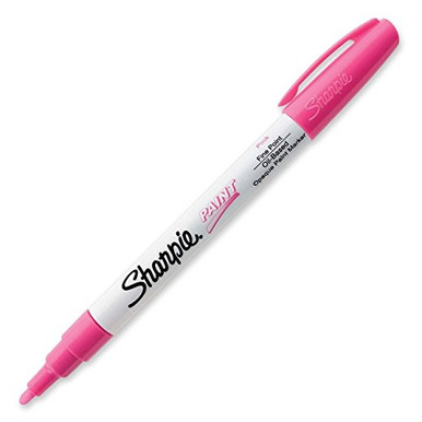 Sharpie Oil-Based Paint Marker, Fine Point, Pink, 1 Count - Great for ...