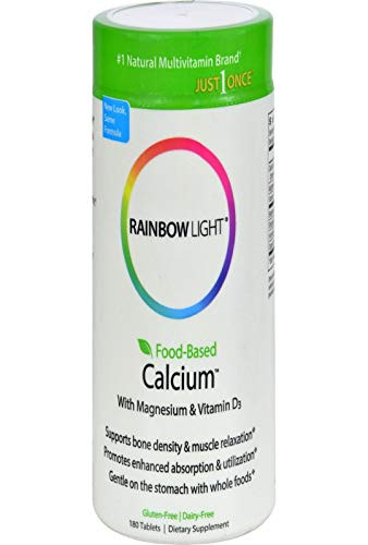 Rainbow Light - Food-Based Calcium - Calcium, Magnesium, and Vitamin D ...