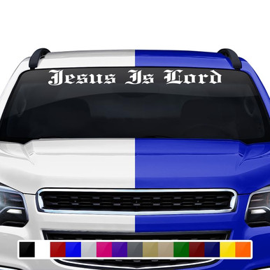 Sticky Creations Jesus is Lord Decal Sticker Windshield Window Vinyl ...
