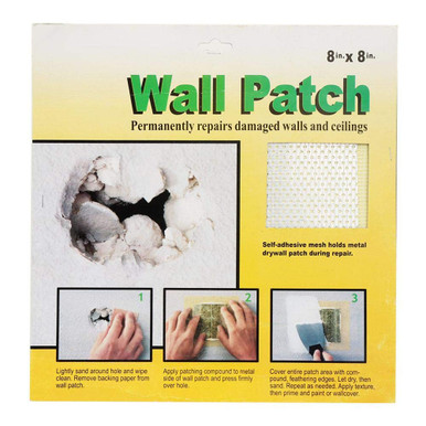 FTVOGUE 5Pcs Wall Repair Patch Self Adhesive Fiberglass Fix Dry Wall ...