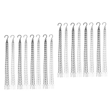 Yardwe 16 Sets Flower Pot Hanging Chain Hanging Chains for Plants Plant ...