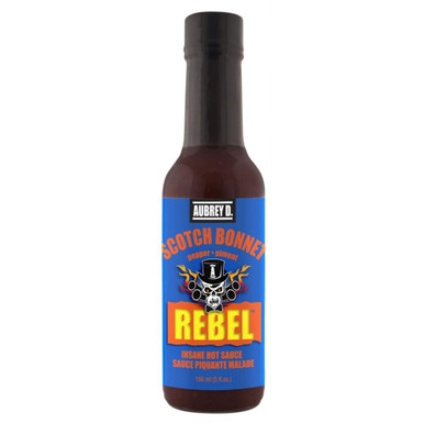 Aubrey D. Rebel Scotch Bonnet Hot Sauce, Spicy Pepper Flavor For Meat ...