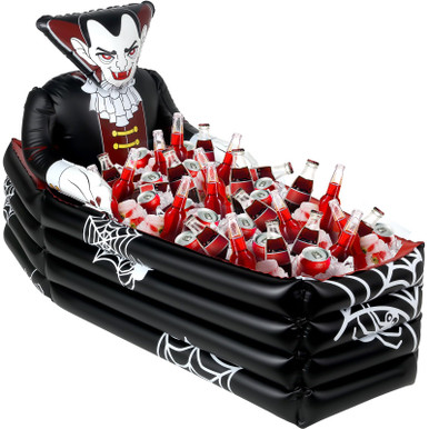 Halloween Inflatable Vampire Coffin Cooler, Halloween Decorations, 120 ...