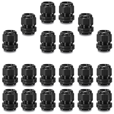QILIPSU 1" NPT Cable Gland, Strain Relief IP68 Waterproof Nylon Cord ...