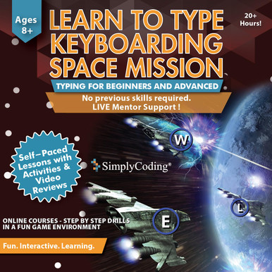 Typing for Kids Ages 9-12 Keyboarding Space Mission: Learn to Type ...