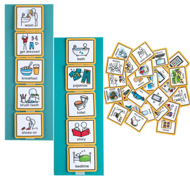 Visual Schedule For Home Visual Wall Planner Daily Routine Chart for ...