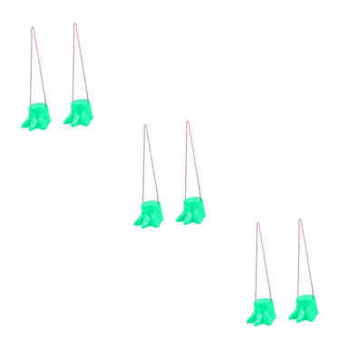 BESTOYARD 6 pcs Walking Rope Easy Balance Stilts Plastic feet Walking ...