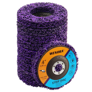 WENORA 10 Pack Strip Discs Stripping Wheel for Angle Grinder, 4" x 5/8 ...