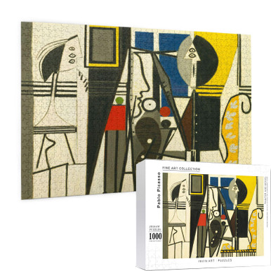 INVIN ART Upgraded 1000-Piece Puzzle,Painter and Model by Pablo Picasso ...