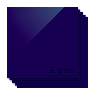 xTool Selected Deep Blue Opaque Glossy Acrylic Sheets, 12" x 12 ...