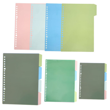 NUOBESTY 36 Sets Index Separator Page Subject dividers Binder ...