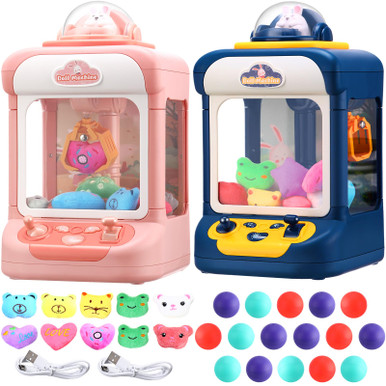 Jenaai 2 Set Mini Claw Machine Vending Machine Grabber Prize Arcade ...