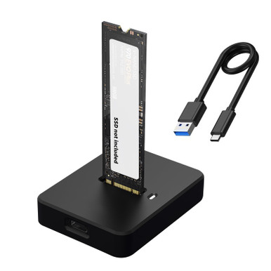 NVMe to USB-C M.2 Docking Station,HLETNG M.2 SSD to USB Adapter ...