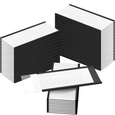 Fulmoon 50 Pcs Magnetic Label Holders 4 x 2 Inch C Channel Label ...