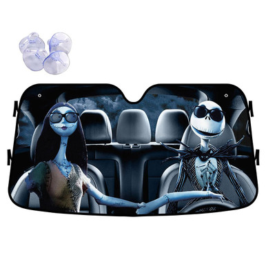 GENANY Horror Skellington Car Sun Shade Windshield for Car SUV Truck ...