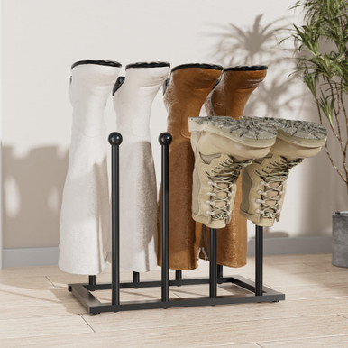 Free Standing Shoe Racks for Boots - Boot Rack for 4 Pairs, Boot ...