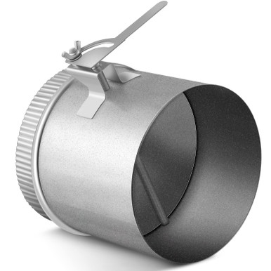 Therwen 6 Inch Backdraft Damper with Sleeve Airflow HVAC Ducting Volume ...