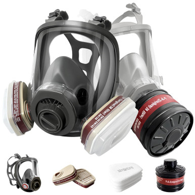 Yingorrs Gas Masks Survival Nuclear and Chemical with 40mm Activated ...