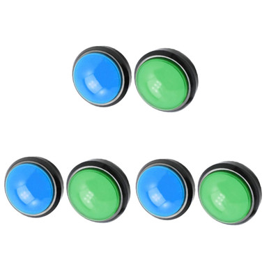 Toyvian 6 Pcs Game Answer Buzzer Blue Toy Blue Buttons Learning Buzzers ...