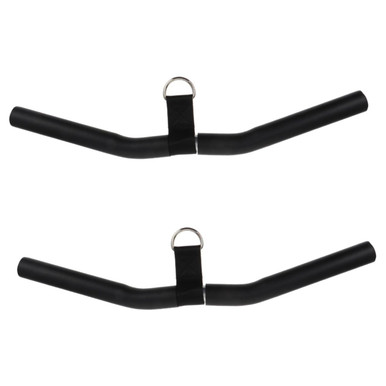 Kisangel 2pcs Tie Rod Cable Machine Attachment LAT bar for Gym ...