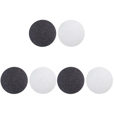 ERINGOGO 6 Pcs Phonograph Wool Pad Record Player Pad Cork Turntable Mat ...