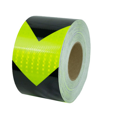 SWRT 4 Inch X 160 FT Reflective Tape Outdoor Waterproof Black & Green ...