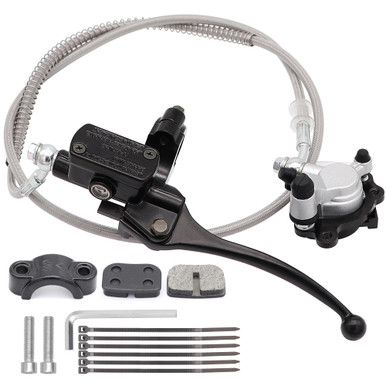 Upgraded Mini Bike Brake kit Hydraulic Brake Assembly of the Left 7/8 ...