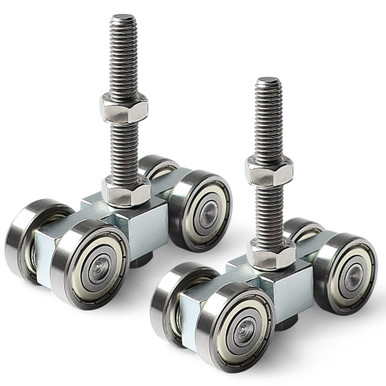 4 Wheel Trolley Assembly, Stable Welded Roller Trolley M10 Bolt for use ...