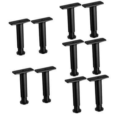 Veemoon 10 Pcs Bed Support Frame Wooden Stand Metal Bedframe Metal ...