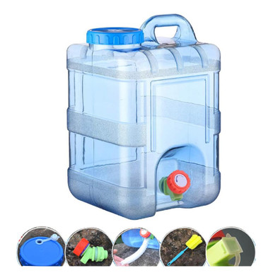 Shinycome Camping Water Plastic Clear Water Container Large-Caliber ...