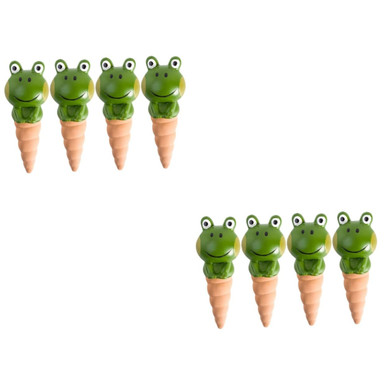 Yardwe 8 pcs Frog Waterer self Watering Bulb Frog Shape Watering Globe ...