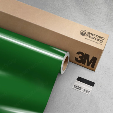 3M 2080 High Gloss Green Envy Vinyl Wrap 5ft x 2ft w/Metro Restyling ...