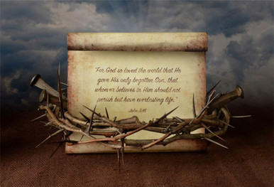 AOFOTO 9x6ft Holy Bible Story Parchment Backdrop Crown Thorns Nails ...