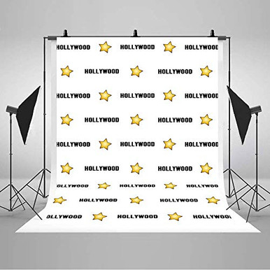 COMOPHOTO Hollywood Star Backdrop for Red Carpet Events Step and Repeat ...