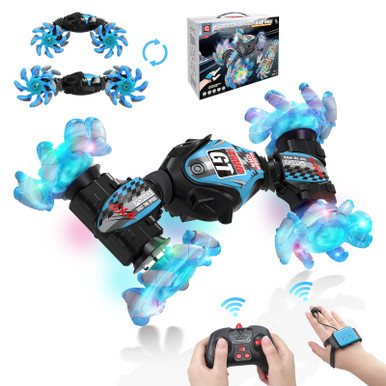 RC Stunt Car Transformer Toy Remote Control Stunt for Boy 8-12 Gesture ...