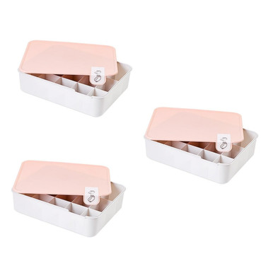 BESTOYARD 3 pcs 15 Socks Drawer Divider Socks Storage Bin clothing ...